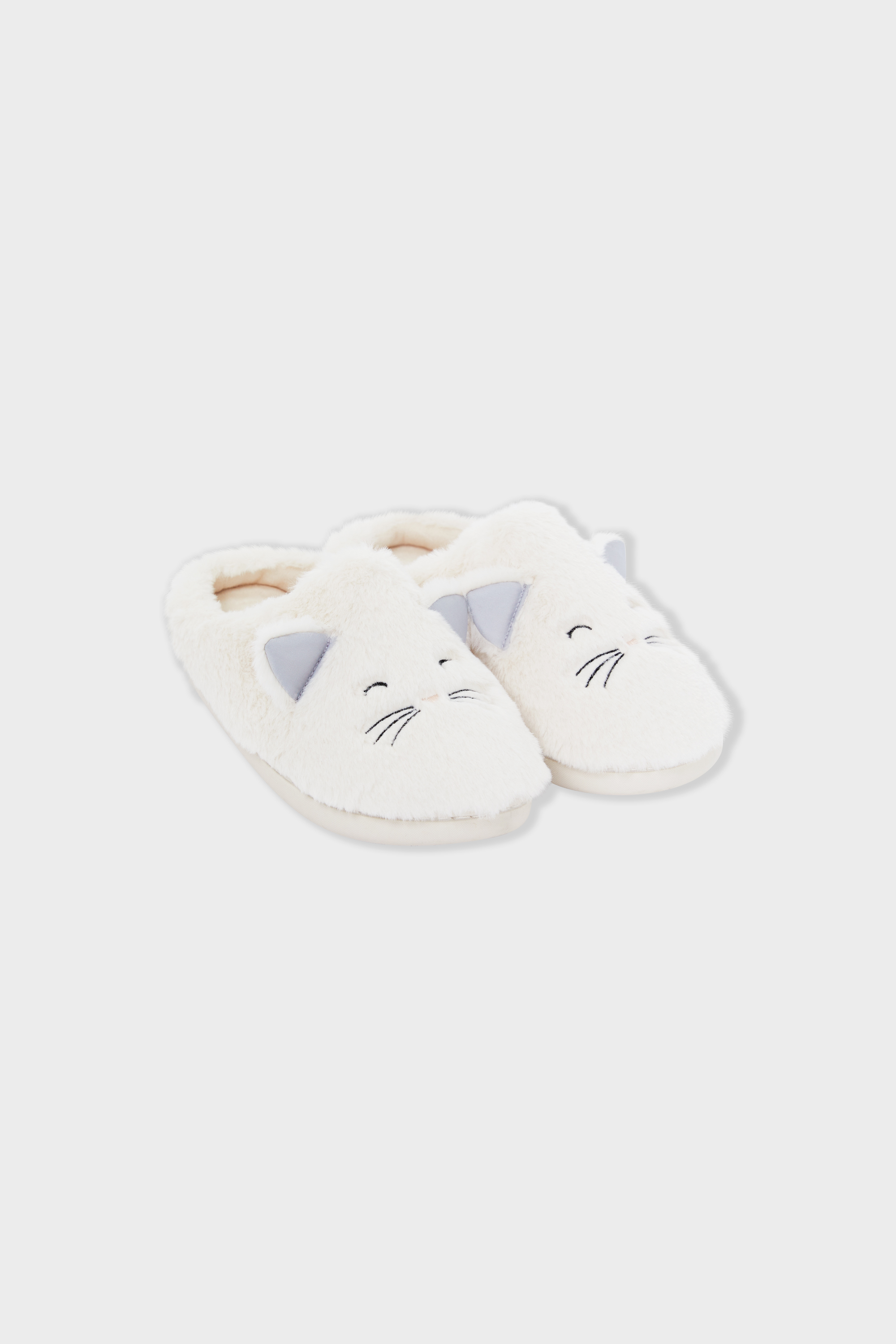 Chaussons à motifs chats LICAT ECRU - ETAM